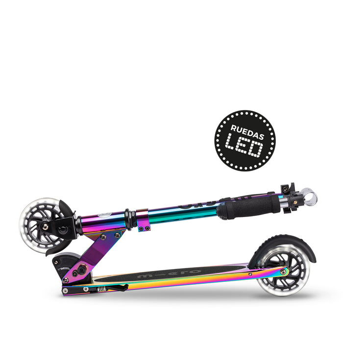 Micro Scooter niños Sprite Led Plegable 2 ruedas Neochrome Multicolor